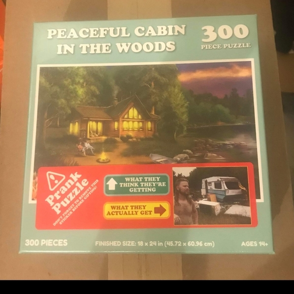 doing things | Toys | Doing Things Cabin 30pc Prank Jigsaw Puzzle ...
